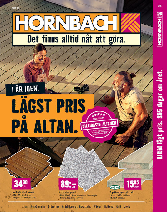 HORNBACH SE - WH0425_24S - Sida 1